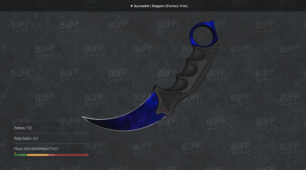 FN Karambit doppler | Phase 4, Video Gaming, Gaming Accessories, Game ...