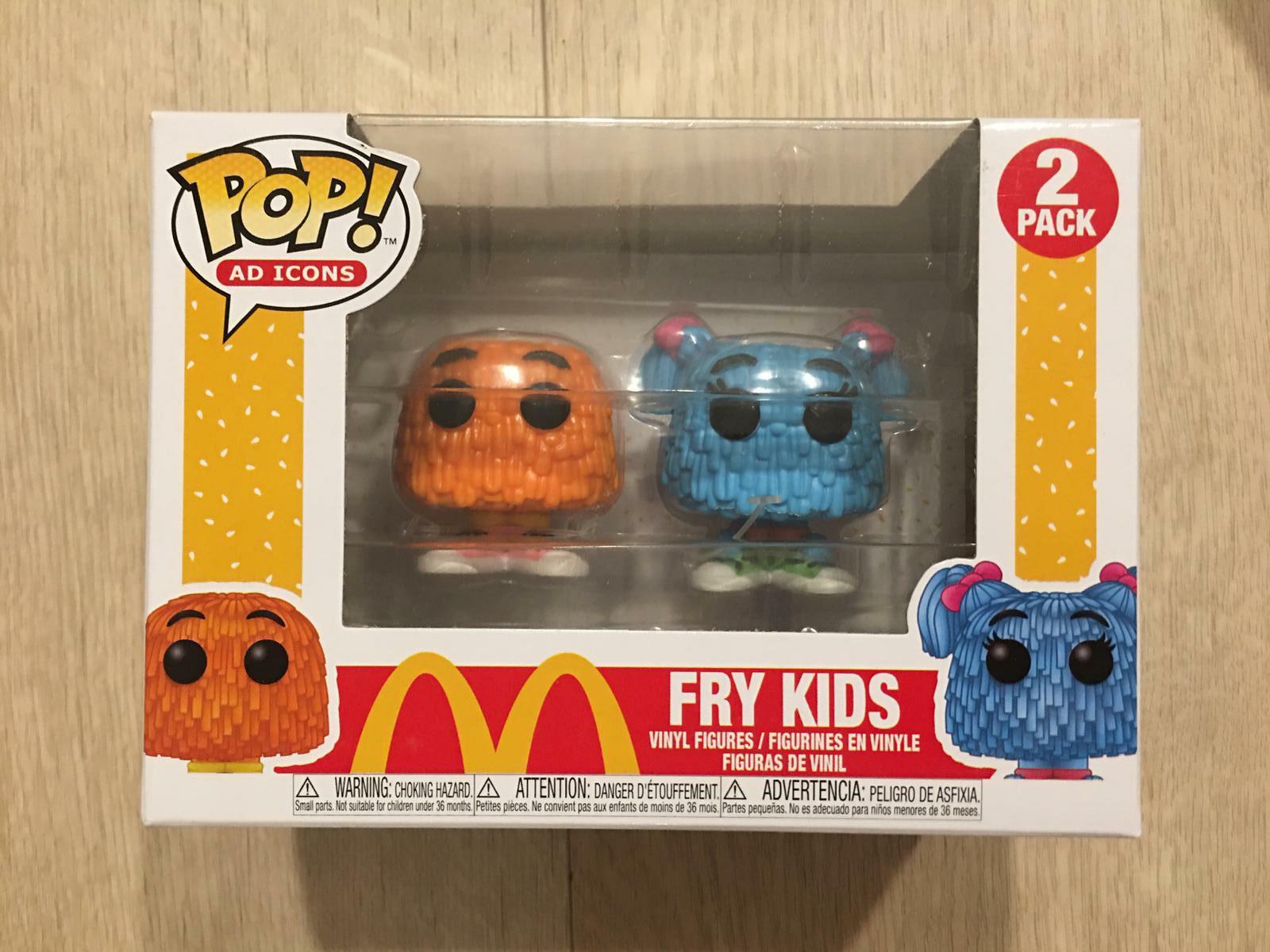 Funko Pop - McDonald's Fry Kids orange and blue, Hobbies & Toys, Toys ...