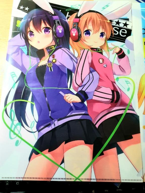 GochiUsa Character Artwork Plastic File, Hobbies & Toys, Stationery ...