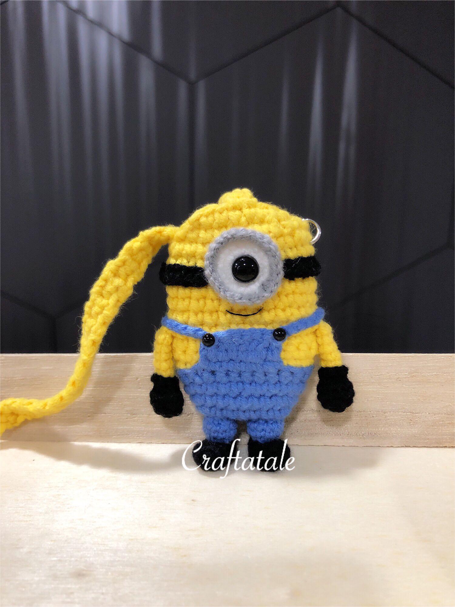 Handmade Crochet Pikachu Eevee Pokemon Minion Hello Kitty My Melody ...