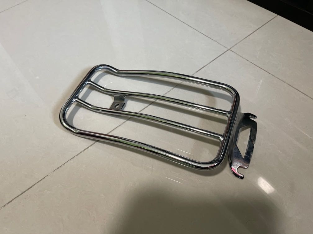 Harley davidson Dyna rear rack, Motorcycles, Motorcycle Accessories on ...