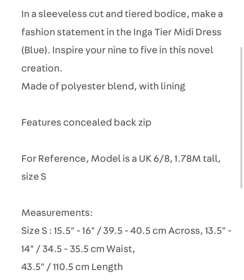 Hollyhoque Inga Three Tiers Midi dress, Women's Fashion, Dresses & Sets ...