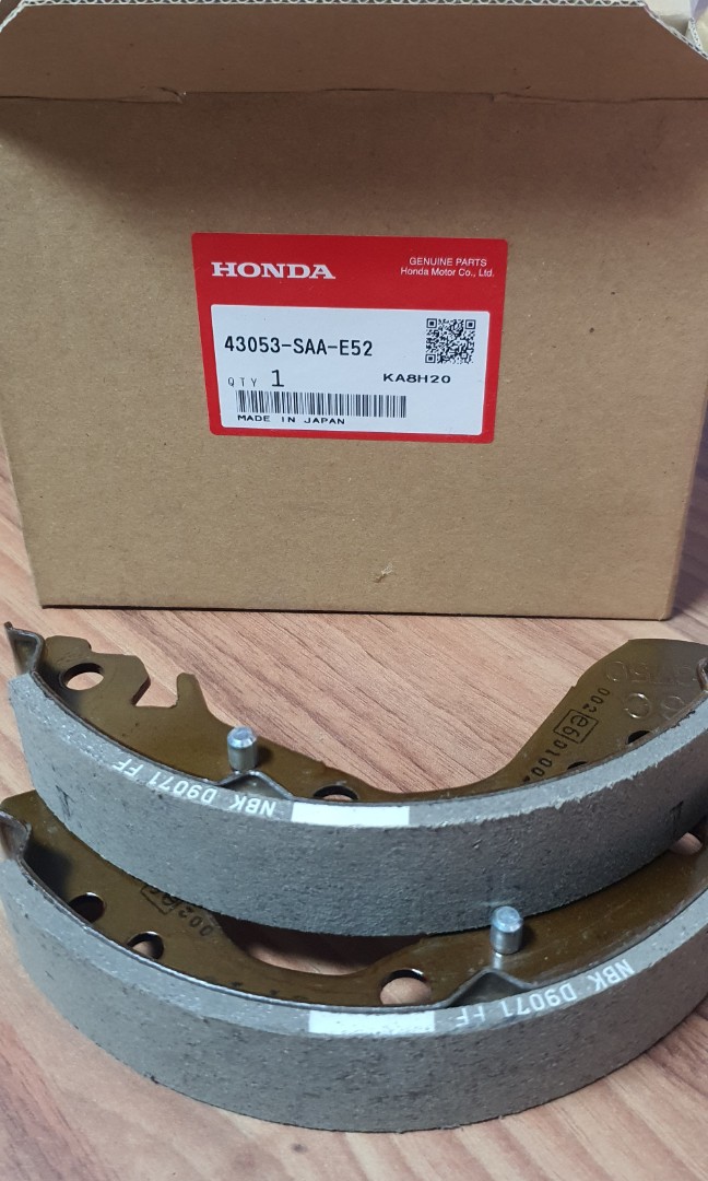 Honda Fit GE6 brake shoes, Car Accessories, Accessories on Carousell
