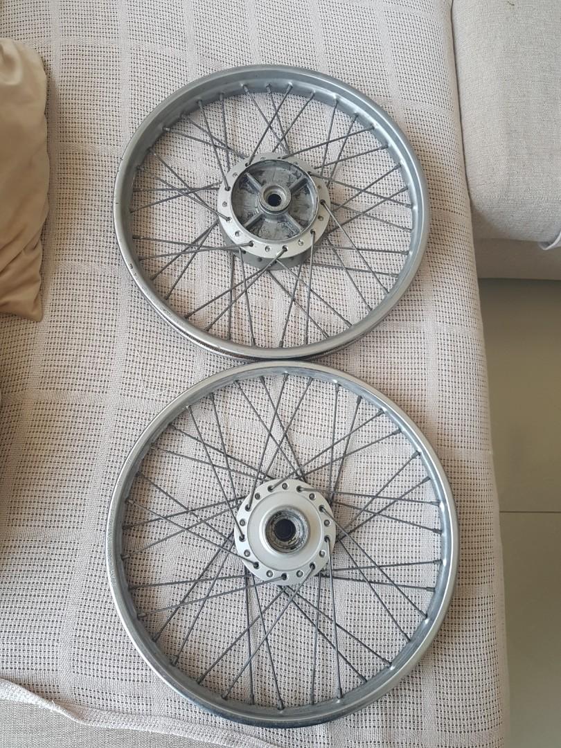 Honda Wave Spoke Rim, Motorcycles, Motorcycle Accessories on Carousell