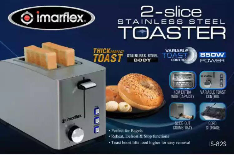 Imarflex Stainless Toaster, TV & Home Appliances, Kitchen Appliances ...