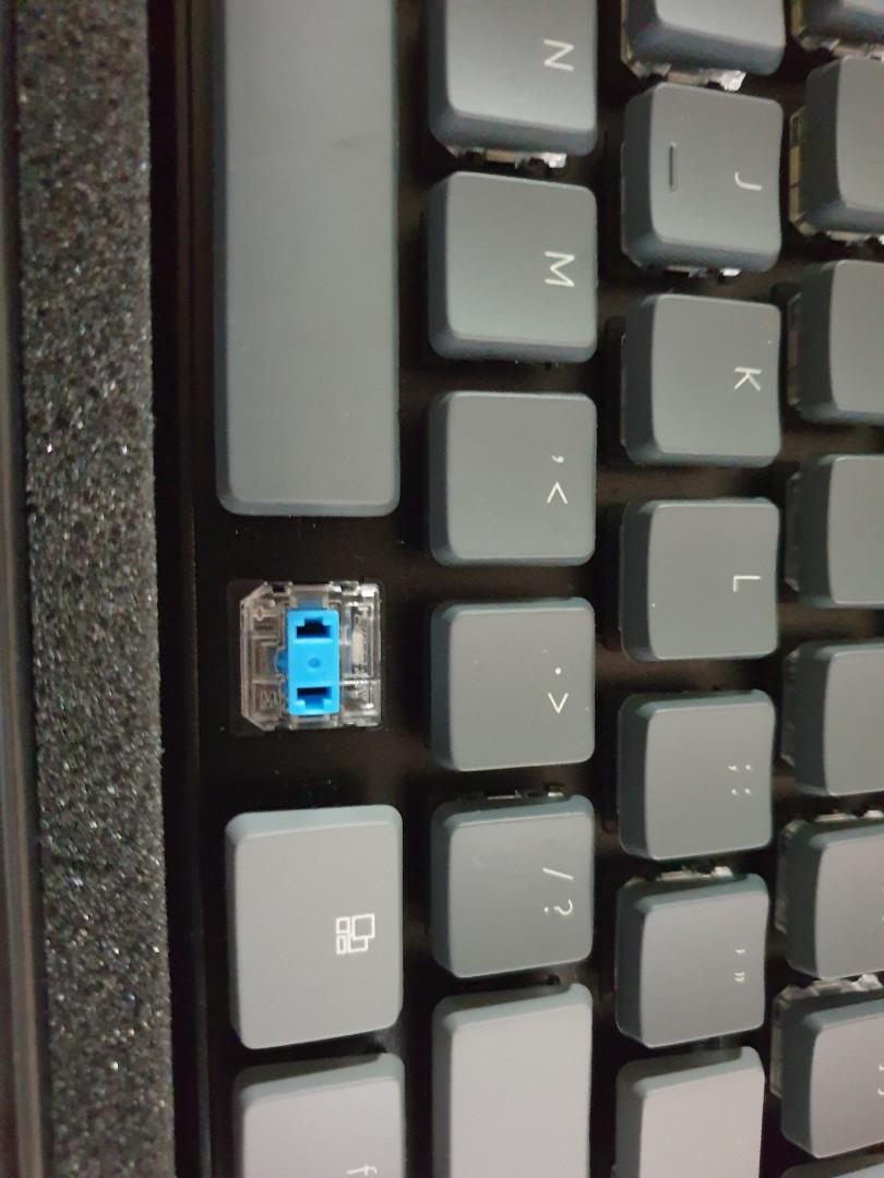 Keychron K1 V4 TKL RGB Blue Switch Low Profile Mechanical Bluetooth ...