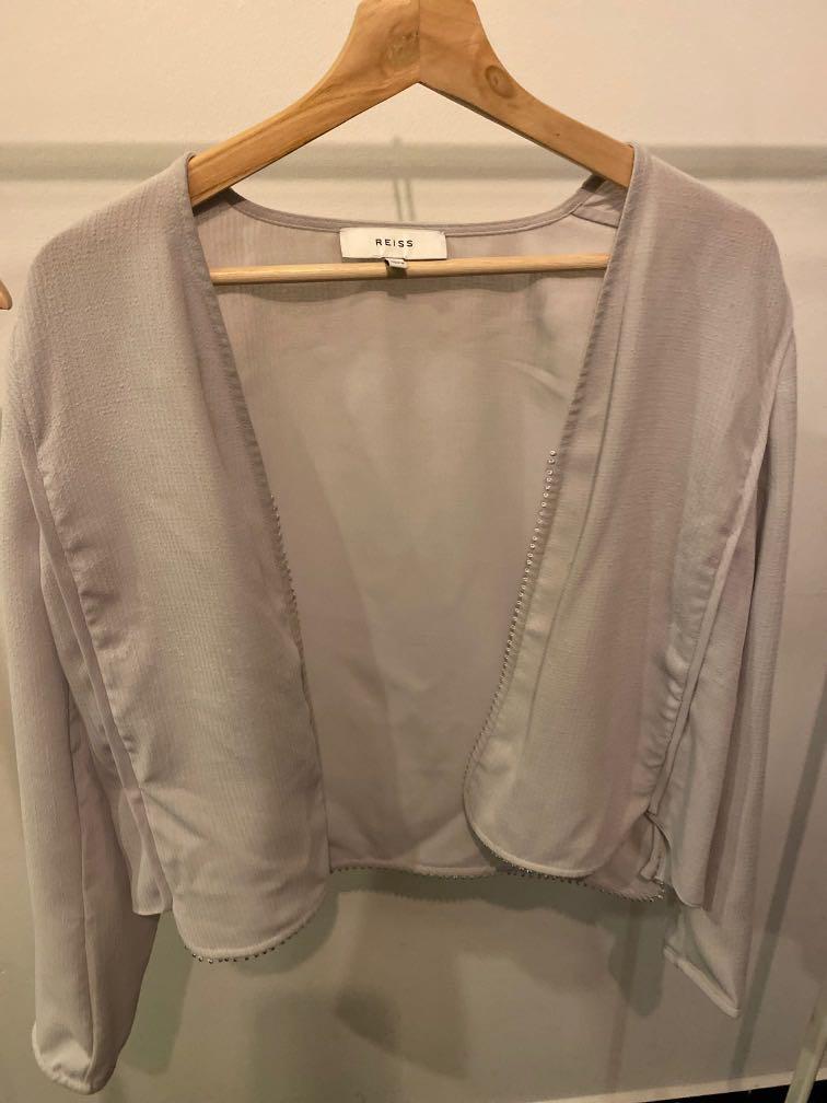 Light grey /dove colour jacket by Reiss, Women's Fashion, Coats ...