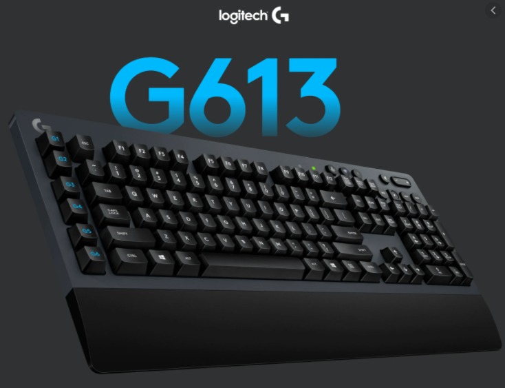 Logitech G613 WIRELESS MECHANICAL GAMING KEYBOARD, Computers & Tech ...