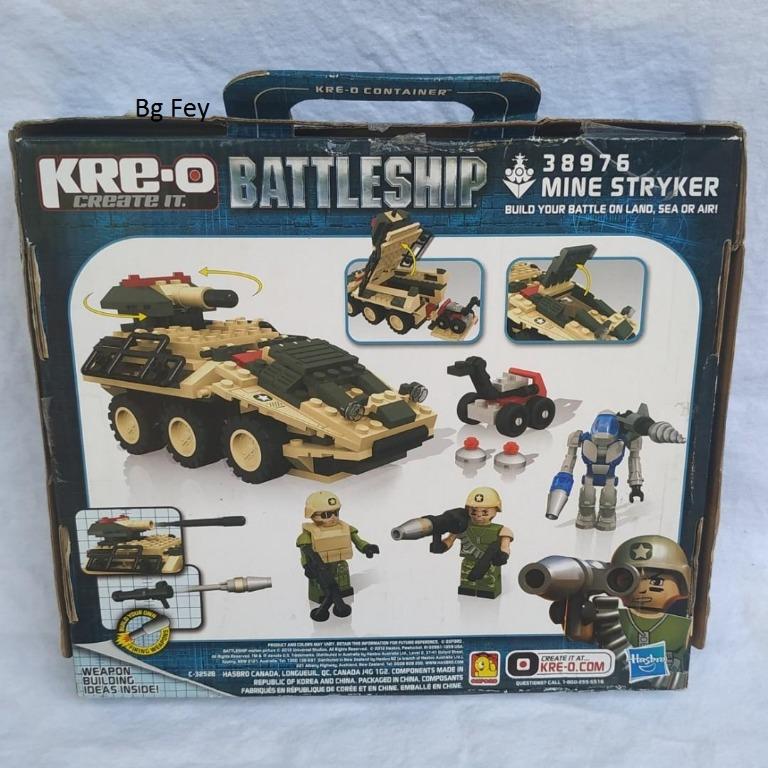 Mainan Hasbro Brick Building Block Kreo Battleship Mine Stryker, Toys ...