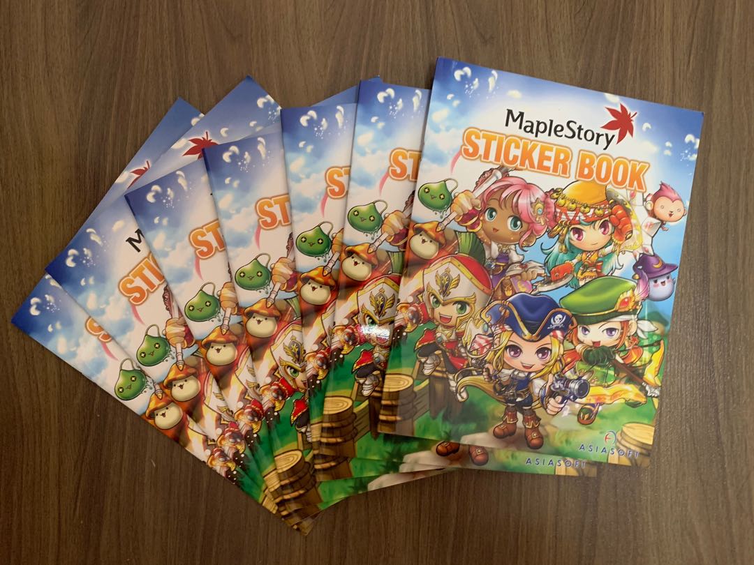 MapleStory Sticker Book, Hobbies & Toys, Books & Magazines, Assessment ...