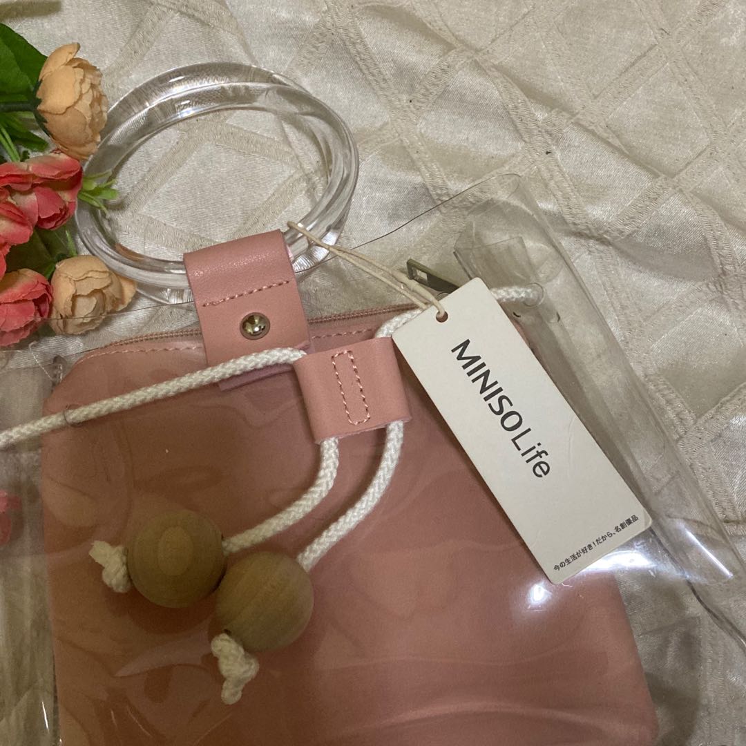 Miniso Pvc handbag!!!!, Women's Fashion, Bags & Wallets, Beach Bags on ...