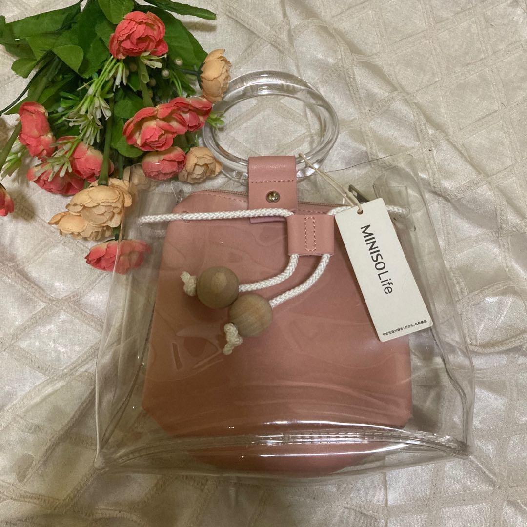 Miniso Pvc handbag!!!!, Women's Fashion, Bags & Wallets, Beach Bags on ...