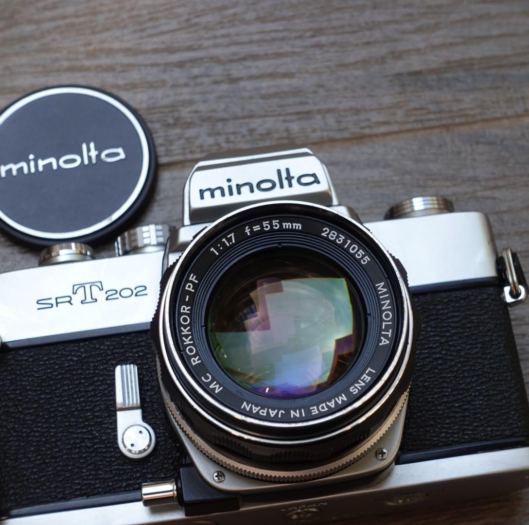 Minolta SRT 202 with Rokkor PF 55mm f1.7 [35mm Film Camera ...