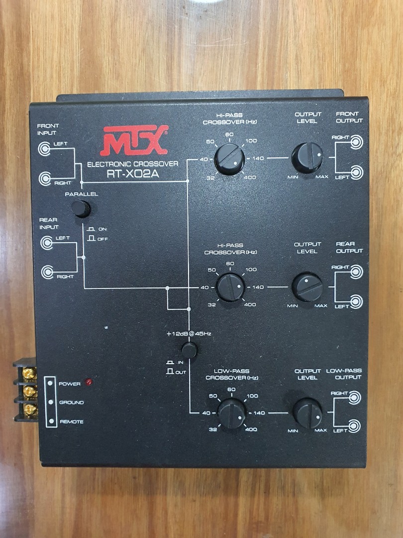 MTX RT-X02A electronic crossover, Car Accessories, Electronics & Lights on Carousell