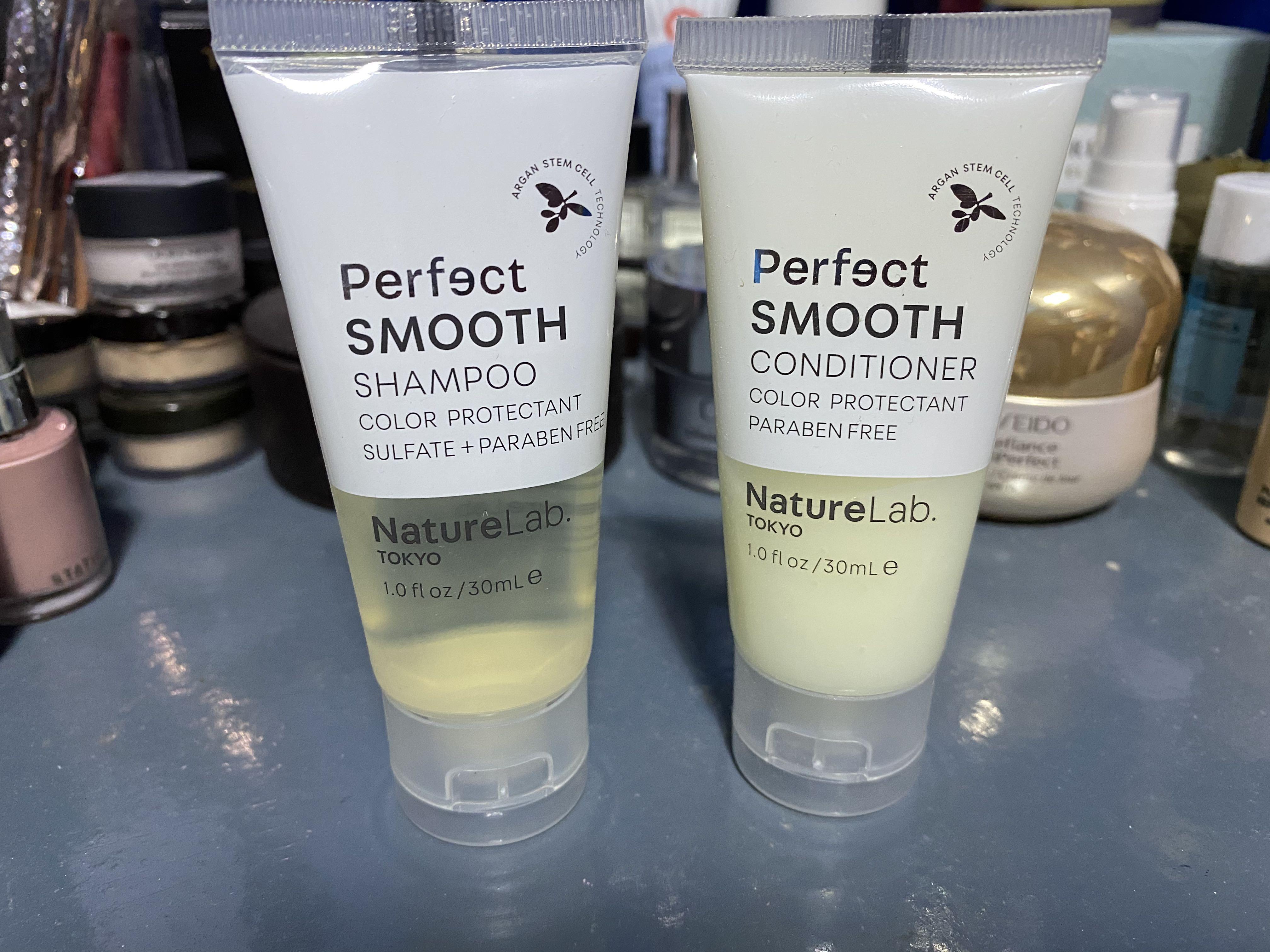 NatureLab Tokyo Perfect Smooth Shampoo & Conditioner, Beauty & Personal ...