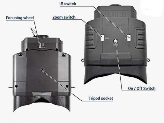 New Imported Maginon NVB 60 Night Vision Device NVG Rainproof 400m ...