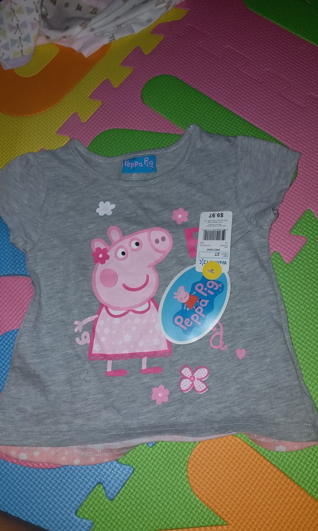 Peppa pig top, Babies & Kids, Babies & Kids Fashion on Carousell