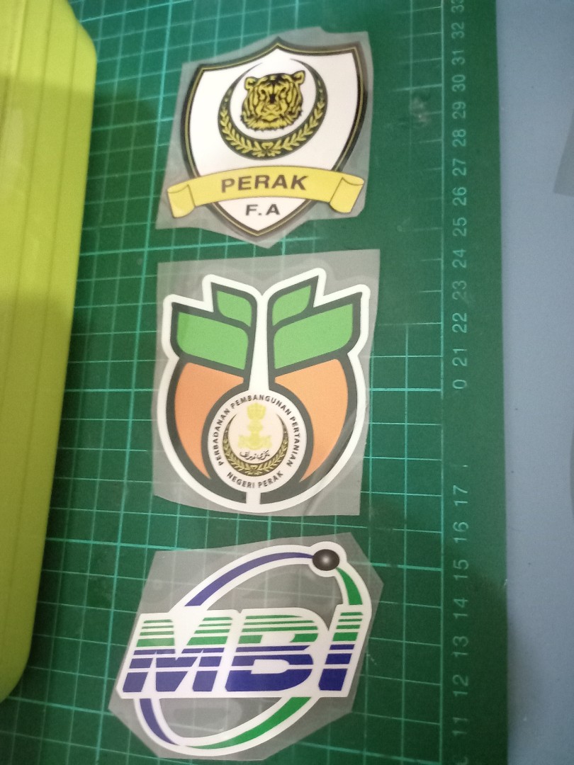 Perak FA Logo and patches, Sports Equipment, Sports & Games, Racket & Ball Sports on Carousell