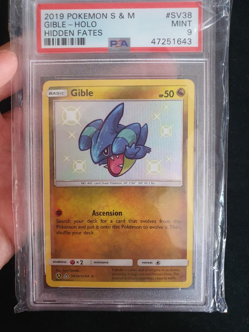 Pokemon Gible Psa 9 card, Hobbies & Toys, Toys & Games on Carousell