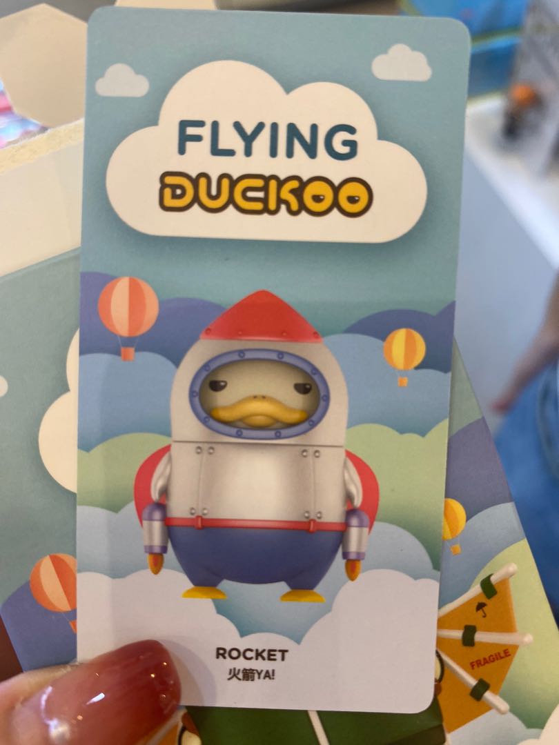 Popmart flying duckoo blind box rocket pop mart, Hobbies & Toys, Toys ...