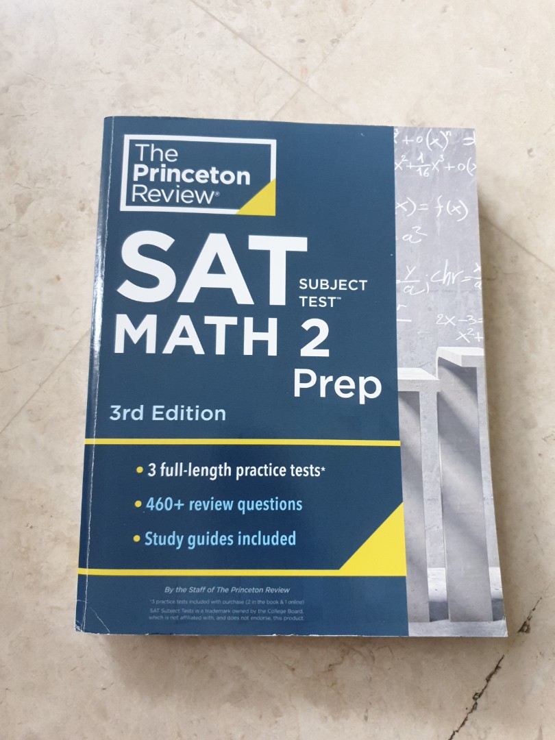 Princeton Review SAT Maths 2 Subject Test, Books & Stationery ...