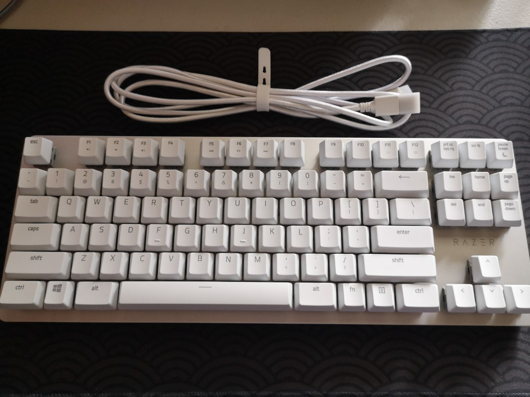 Razer Blackwidow Lite Mercury Silent Mechanical Keyboard, Computers ...