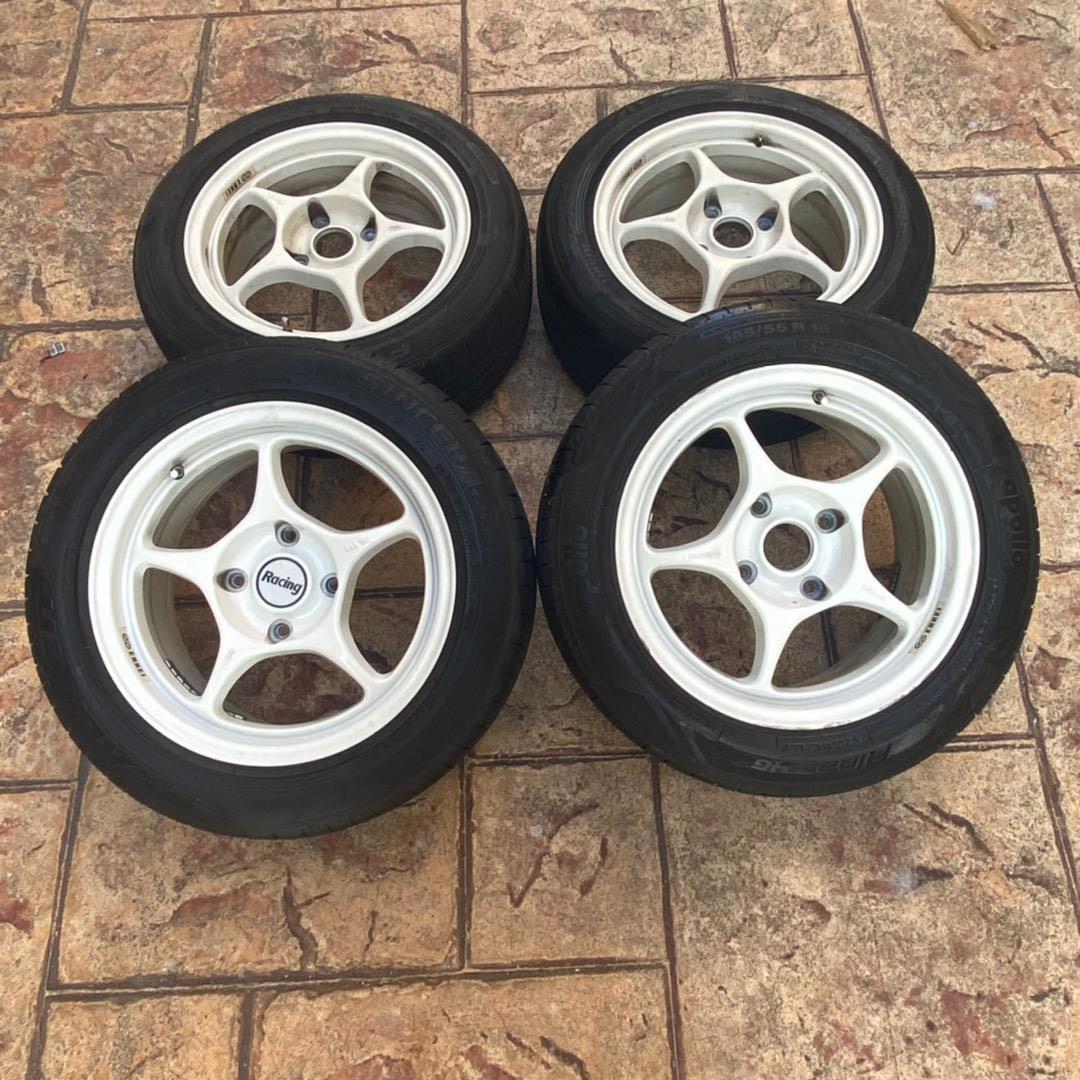 Rim Enkei RPO1 15 pcd114, Auto Accessories on Carousell