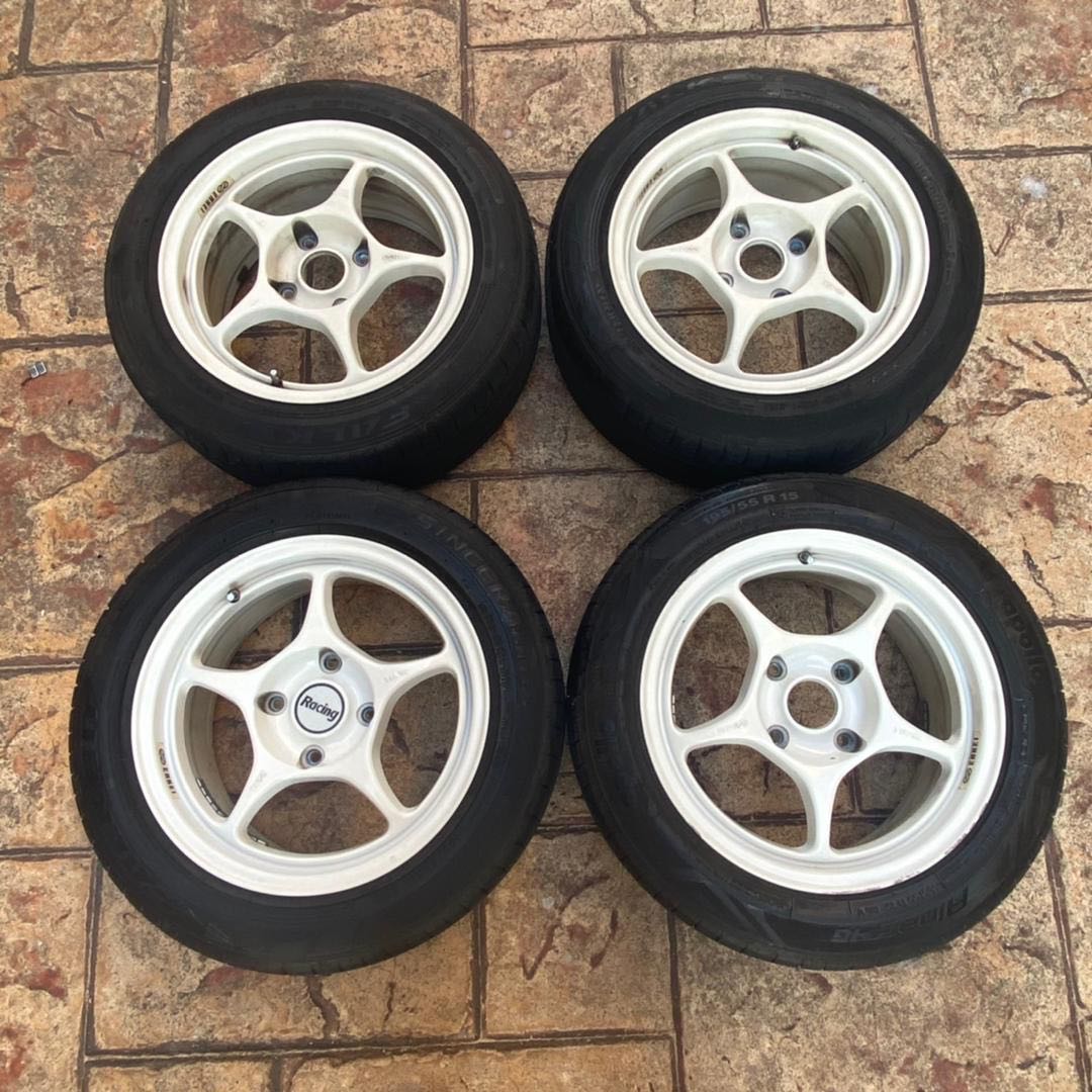 Rim Enkei RPO1 15 pcd114, Auto Accessories on Carousell