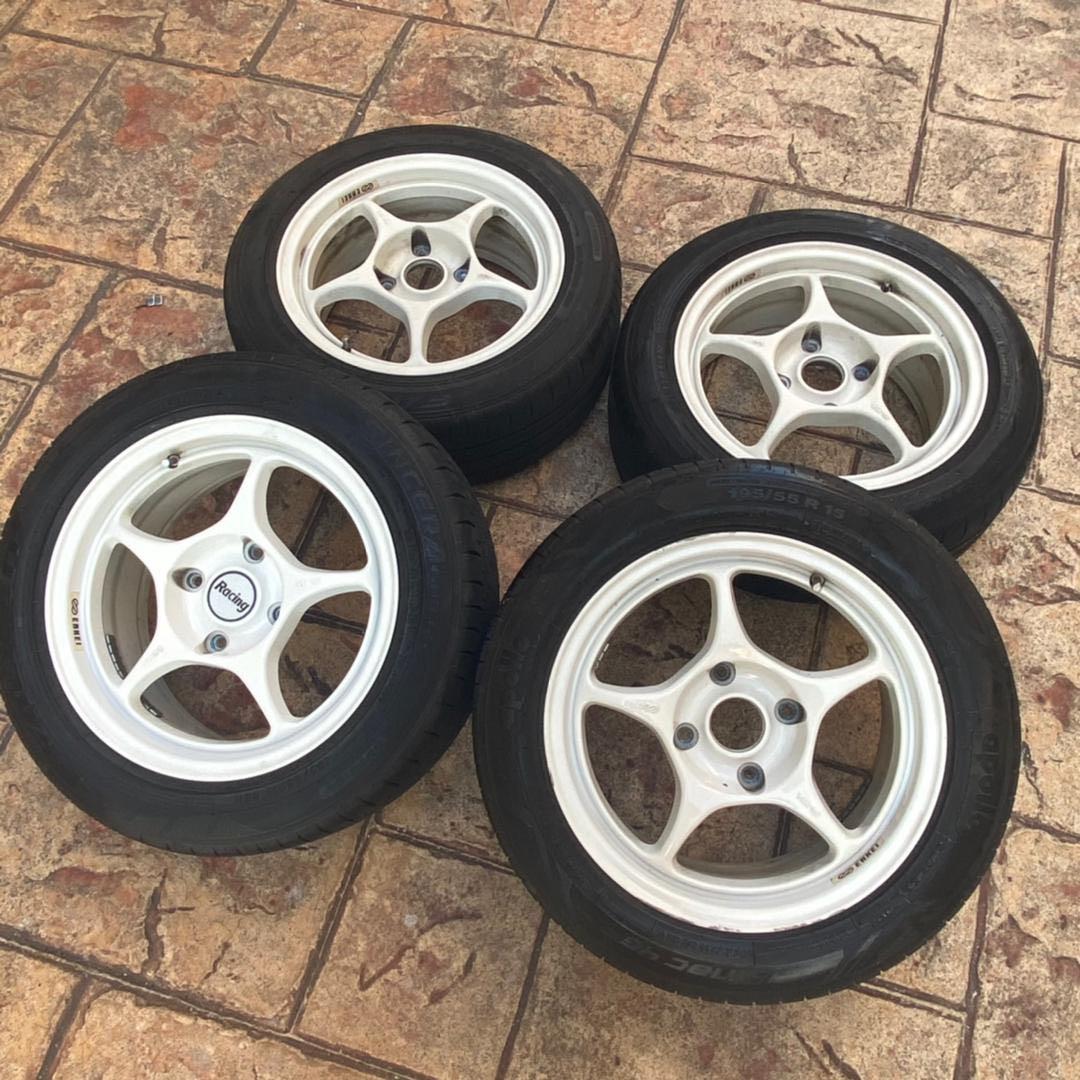 Rim Enkei RPO1 15 pcd114, Auto Accessories on Carousell