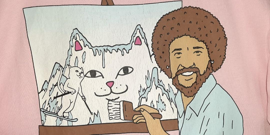 Rip n Dip x Bob Ross, Women's Fashion, Tops, Others Tops on Carousell