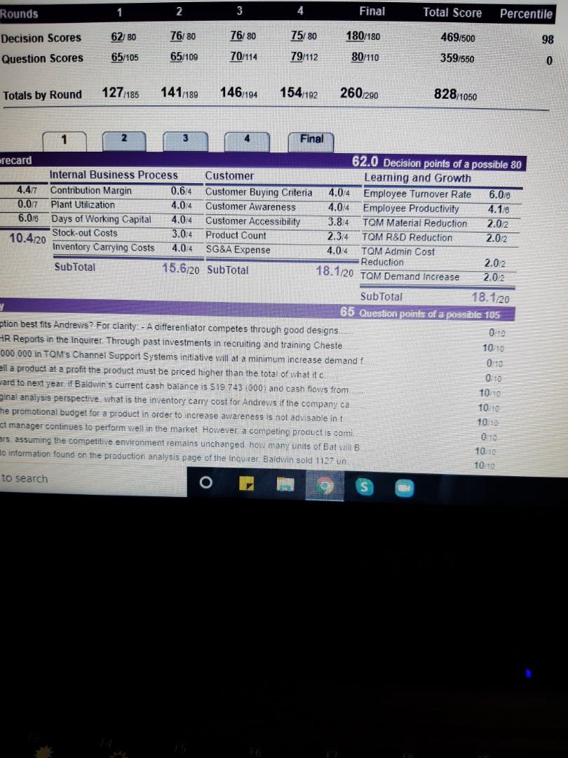 RMIT Performance Analysis & Simulations (ACCT1029), Everything Else on ...