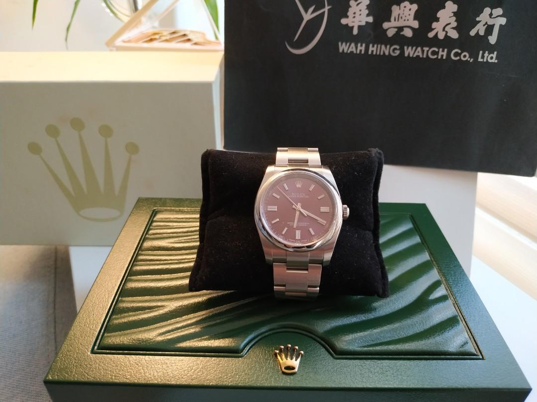 Rolex Oyster 11600 勞力士蠔式葡萄紫面36mm, 名牌, 手錶 - Carousell