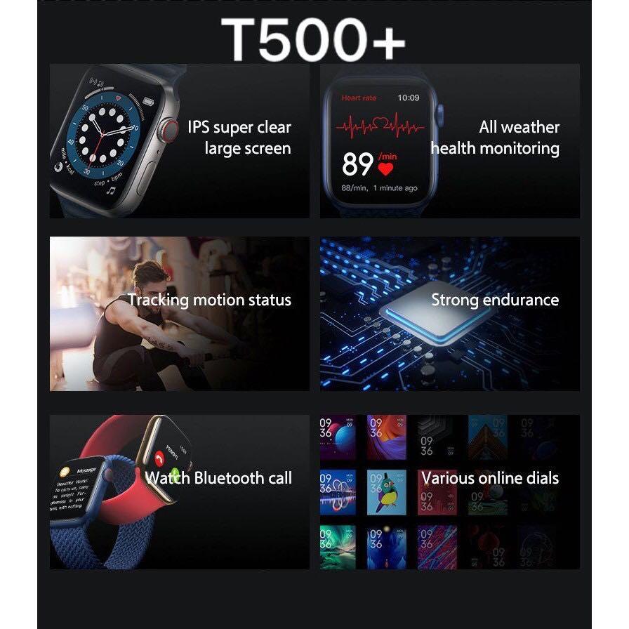 Smart watch t500 plus premium, Mobile Phones & Gadgets, Wearables ...