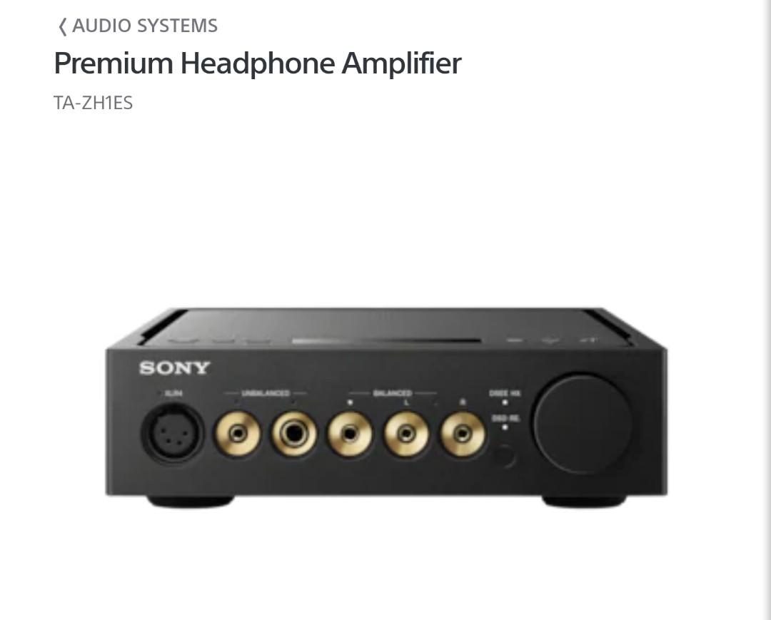 Sony TA-ZH1ES Premium Headphone Amplifier, Audio, Other Audio Equipment on Carousell