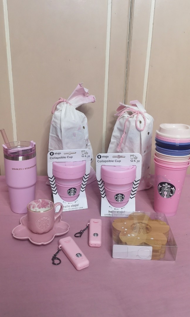 Starbucks Cherry Blossom 2021 Collection, Furniture & Home Living ...