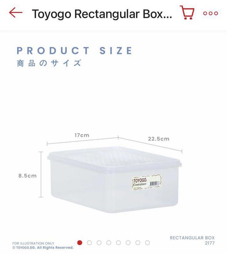 Toyogo Rectangular Box ( Bundle of 3), Furniture & Home Living ...