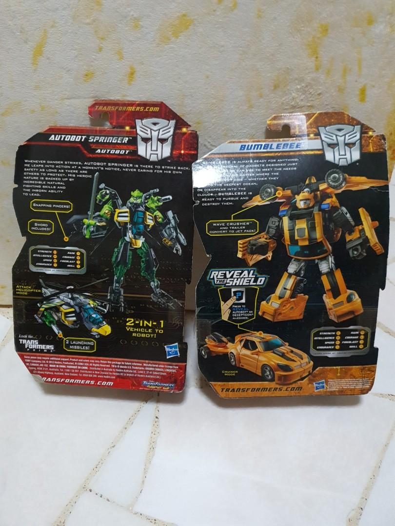 Transformers generations (AUTOBOT SPRINGER); Transformer REVEAL THE ...
