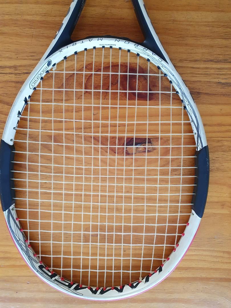 Wilson Hammer H6 Carbon - Grip size 3, Sports Equipment, Sports & Games ...