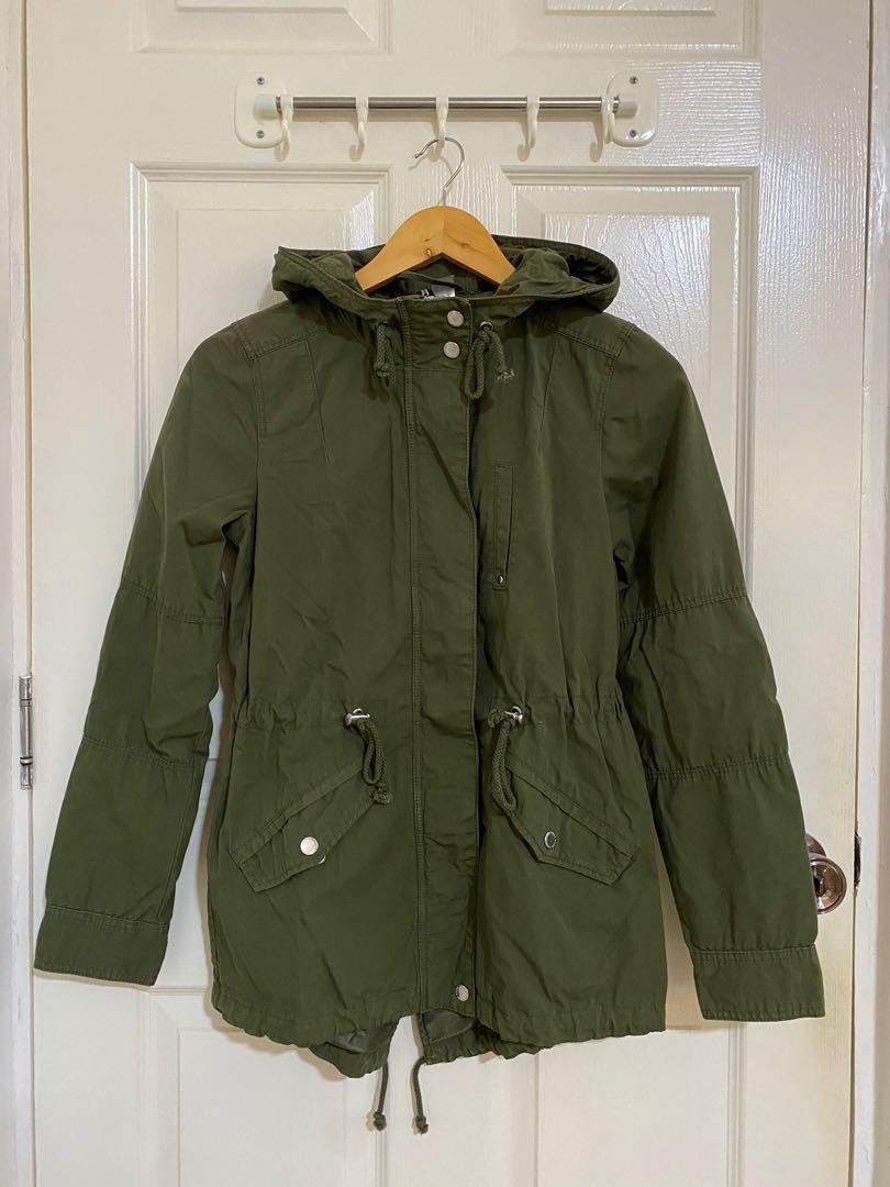 Authentic H&M Jacket (Army Green), Women's Fashion, Coats, Jackets and ...