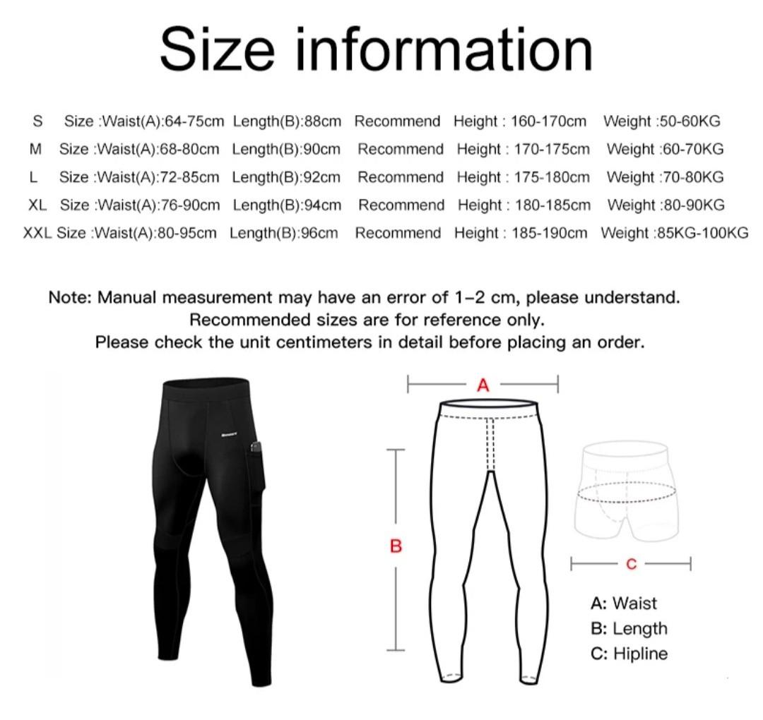 Queshark Body Armour Compression Pants Sports Sports Apparel On Carousell