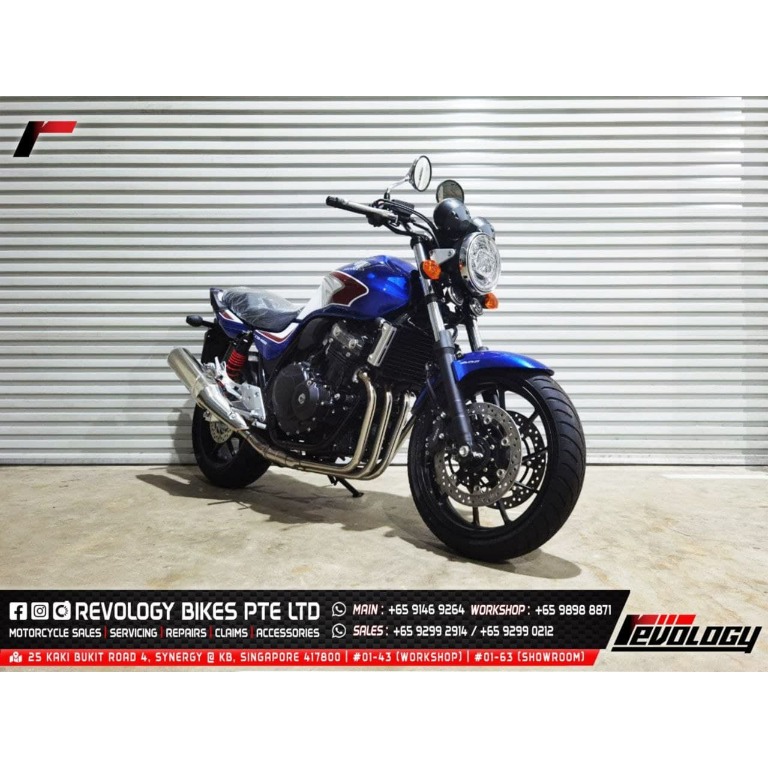 BRAND NEW HONDA CB400SF REVO BLUE CB400 SUPER FOUR, Motorcycles ...