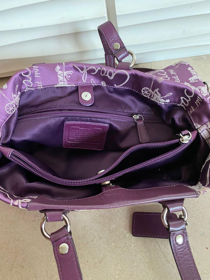 Coach sling and hand carry bag - authentic horse and carriage design ...