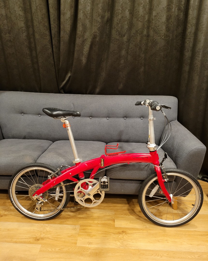 Dahon folding bike mup8 (Red), Sports Equipment, Bicycles & Parts ...