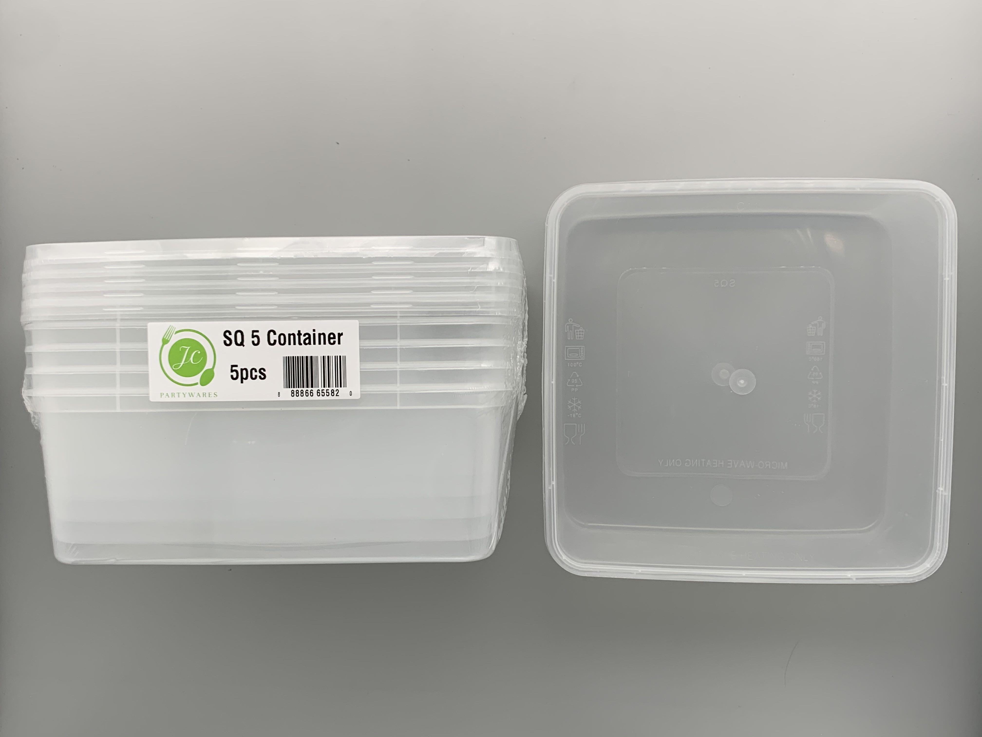 Disposable plastic Square Food Container , Furniture & Home Living ...