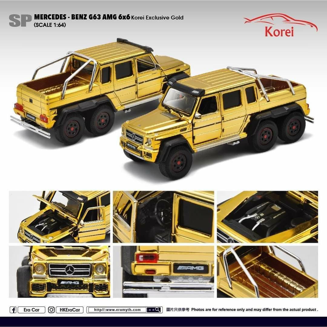 ERA CAR #SP MERCEDES BENZ AMG G63 6X6 - GOLD CHROME (SINGAPORE ...