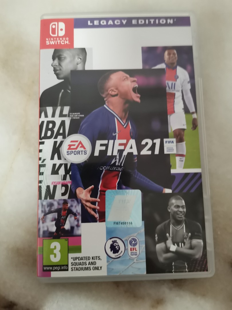 Fifa 21 Legacy edition nintendo switch game, Video Gaming, Video Games ...