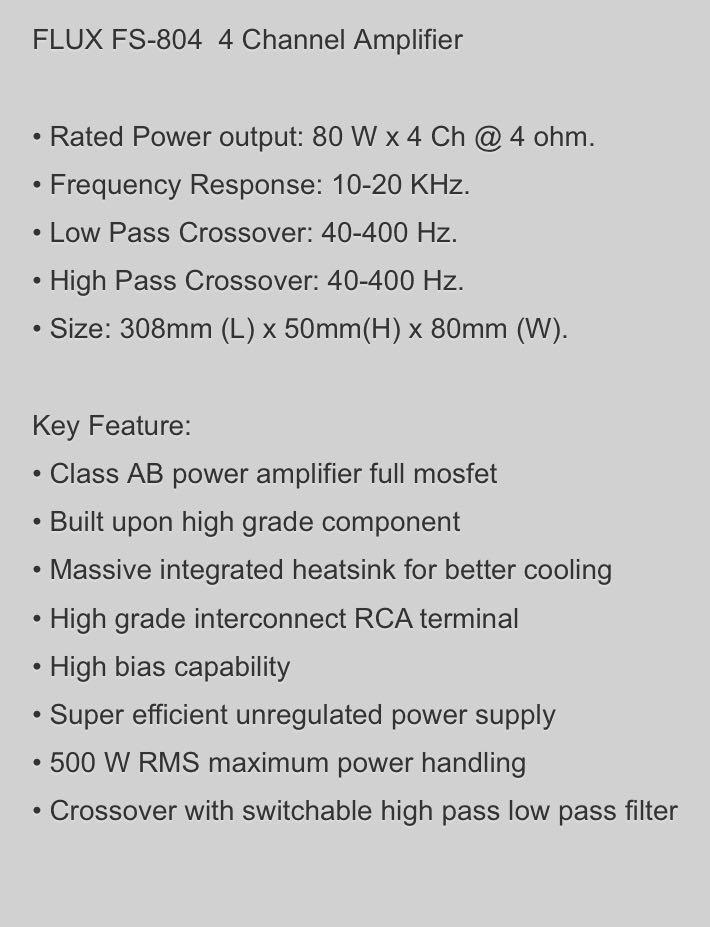 Flux amplifier, Car Accessories, Accessories on Carousell