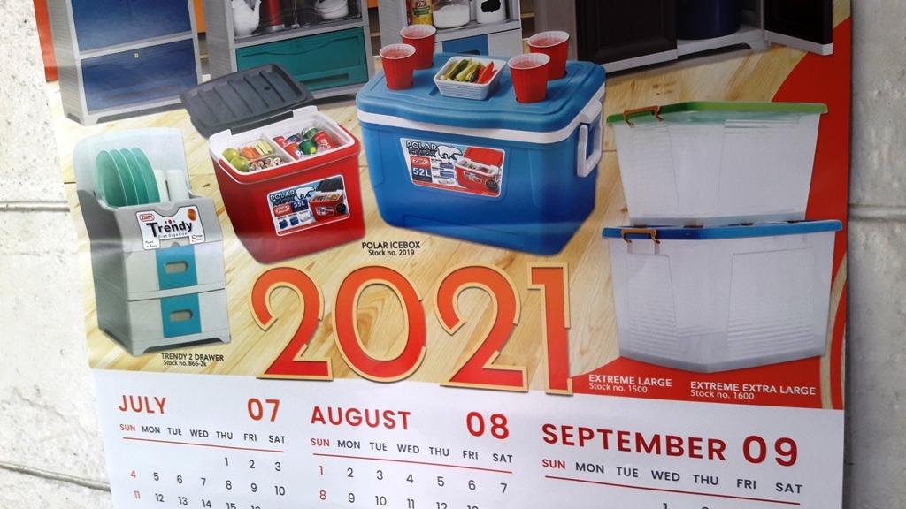 FREE Zooey 2021 Wall Calendar, Free Items on Carousell