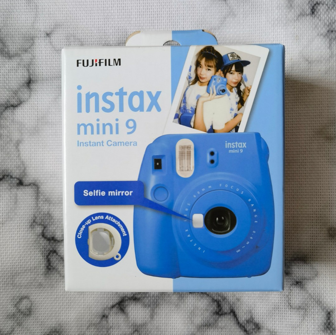Fujifilm instax mini 9 Polaroid instant Camera (Cobalt Blue ...