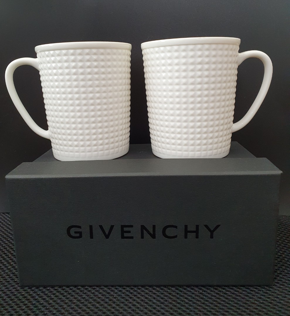 Givenchy Square Embossed Mugs, Furniture & Home Living, Kitchenware ...